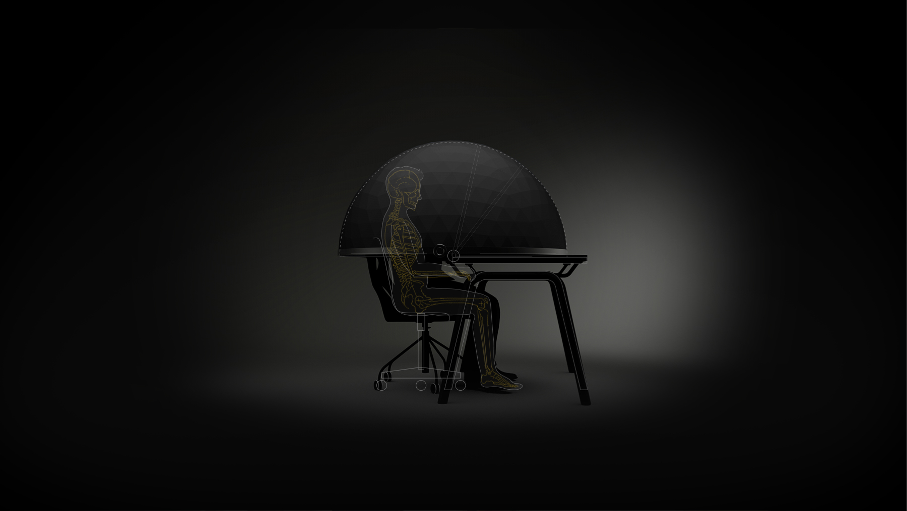 Solitude Desk Hood (Open-Concept Offices)